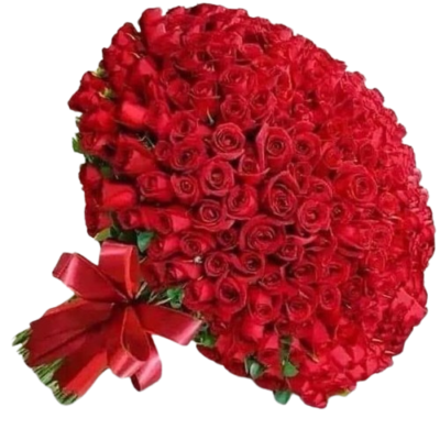 Ramo buchón de 200 rosas ecuatorianas tallo largo - El Jardin de Rosas